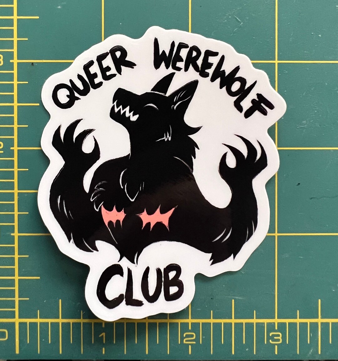 Queer Werewolf Club Sticker - Etsy