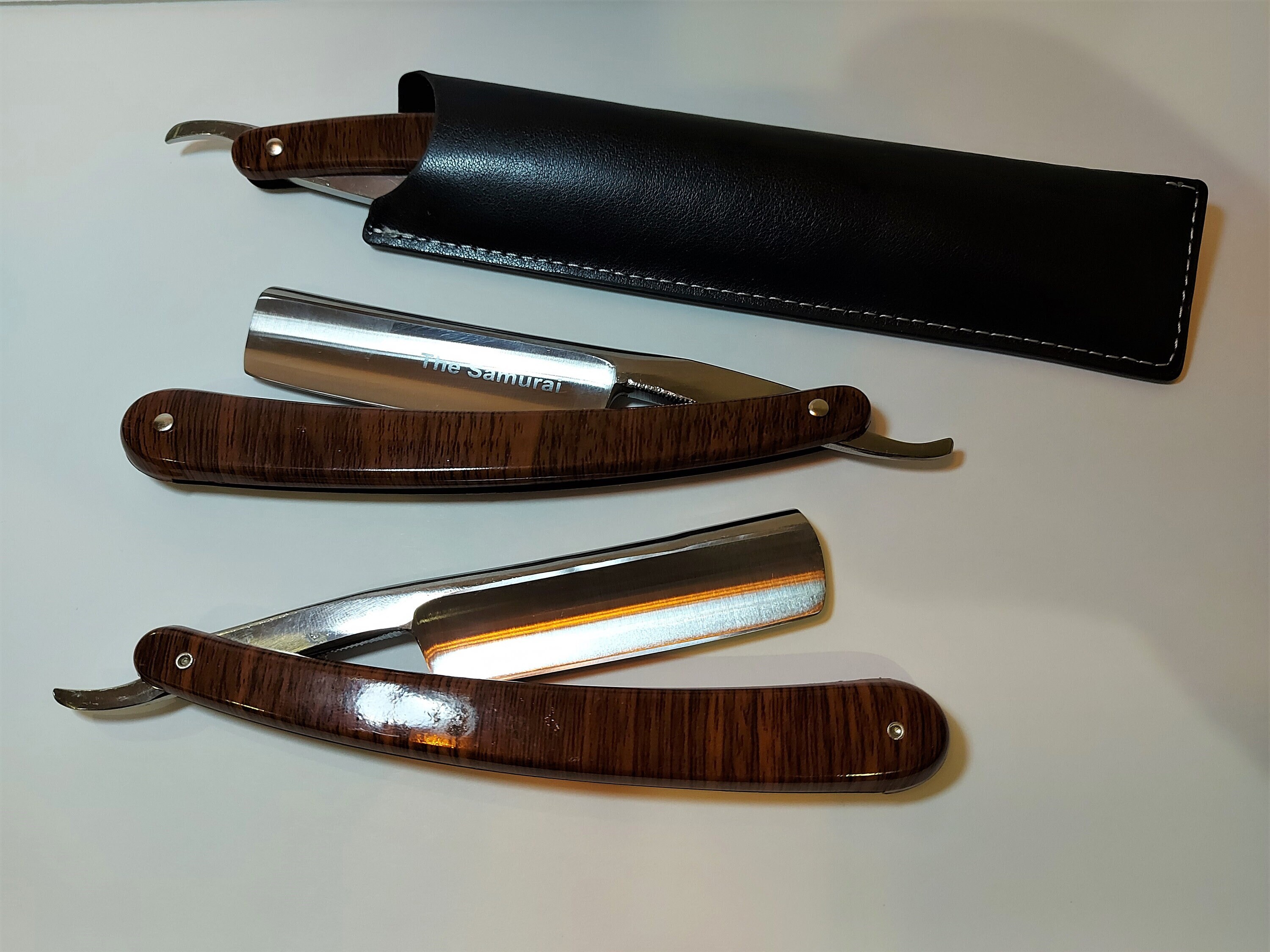 Straight Razor, Honed in USA & Ready-to-use comes W/ Leather Sheath - Etsy