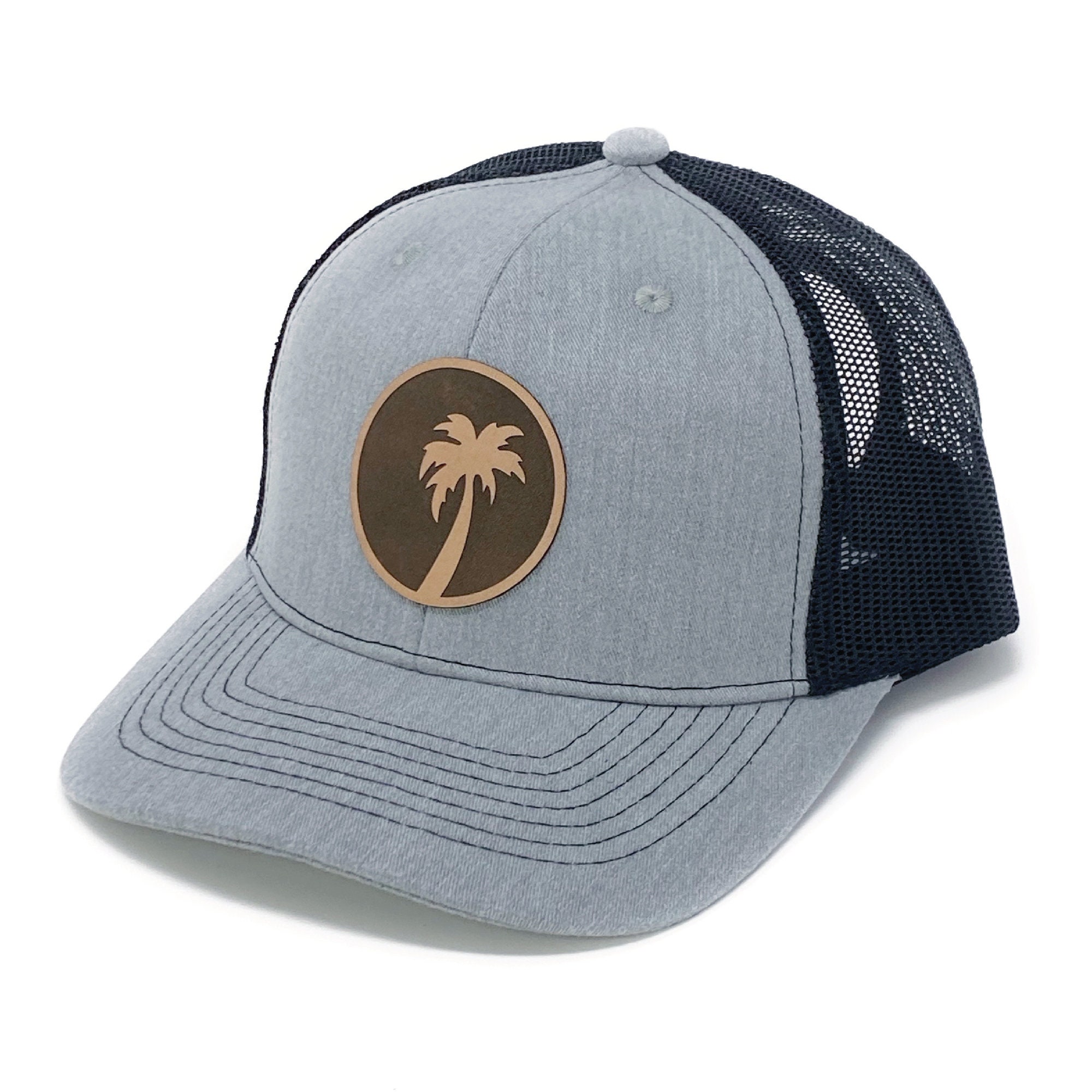 Palm Tree Trucker Hat, Palm Tree Hat, Beach Trucker Hat, Trucker Hats ...