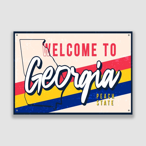 Georgia Welcome Sign - Etsy