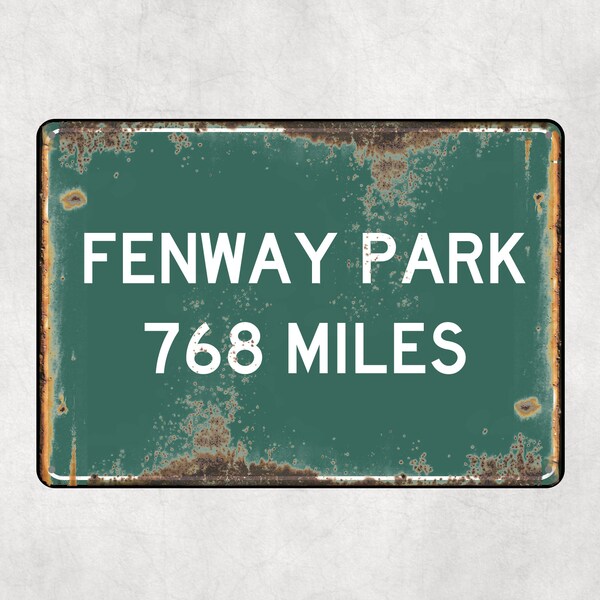 Fenway Park Sign - Etsy
