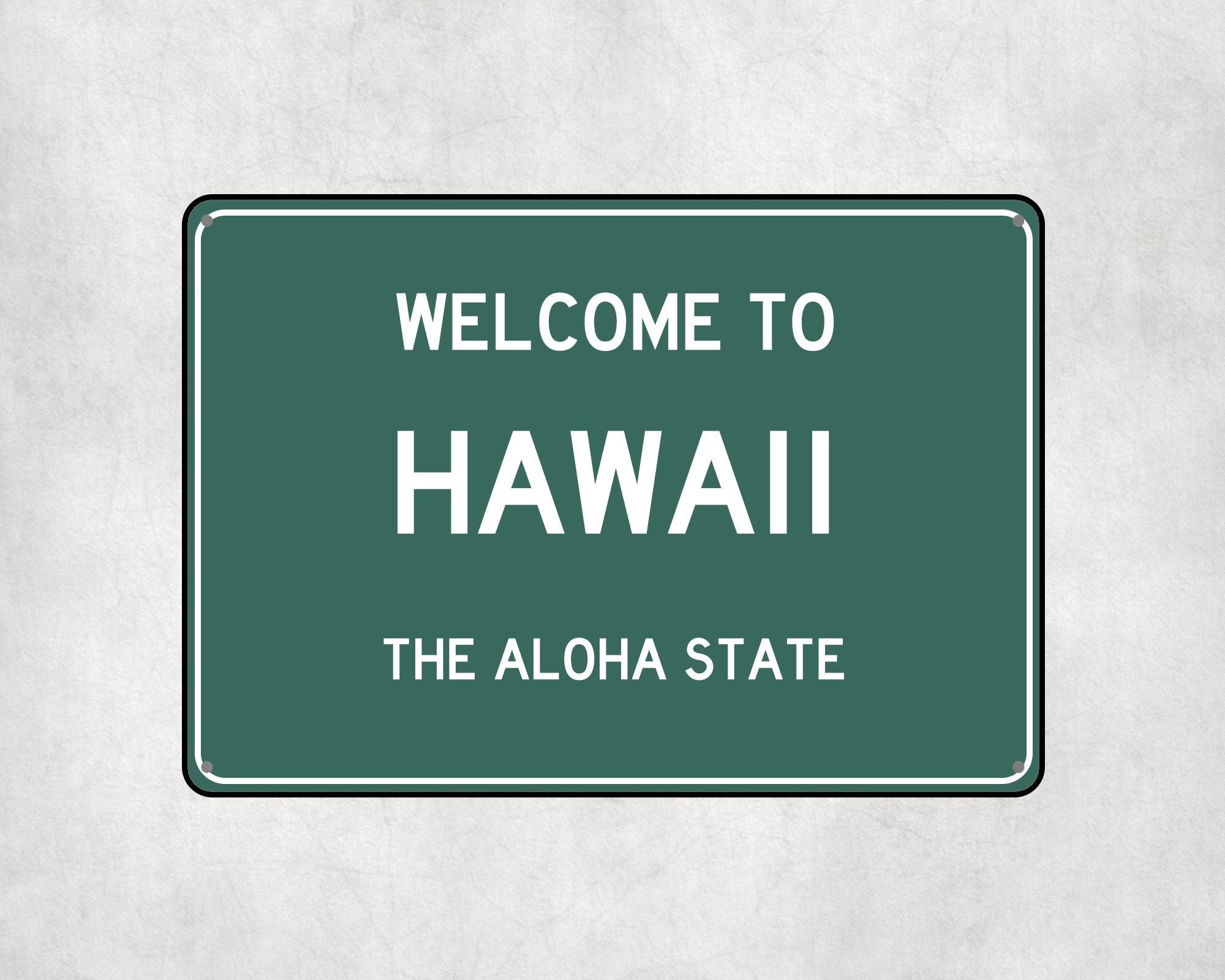 Welcome to HAWAII Sign HAWAII Sign HAWAII Gift Hawaii - Etsy
