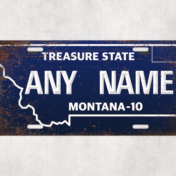 Montana License Plate Png - Etsy