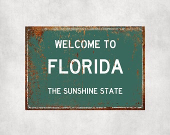 Sunshine State Sign - Etsy