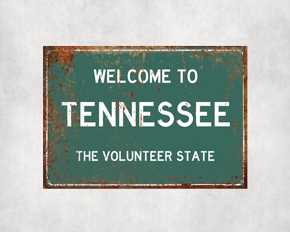 Welcome to TENNESSEE Sign Tennessee Sign Tennessee Gift - Etsy