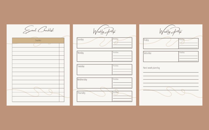 Event Planner, Printable, Event Organizer, Event, Planner, PDF Event ...