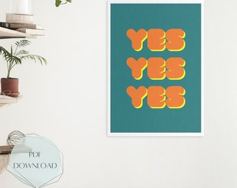 Optimism Poster DIGITAL DOWNLOAD Gradient Poster Arch - Etsy