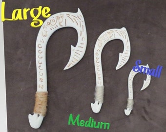 Hawaiian Makau Polynesian Matau Maui Carved Fish Hook | Etsy