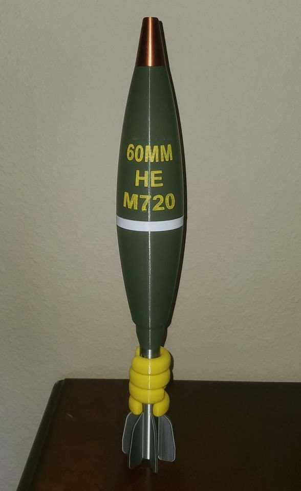 60mm Mortar Round