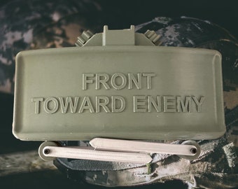 Genuine Vintage Military Practice Claymore Mine With Carrying Bag, Wire ...