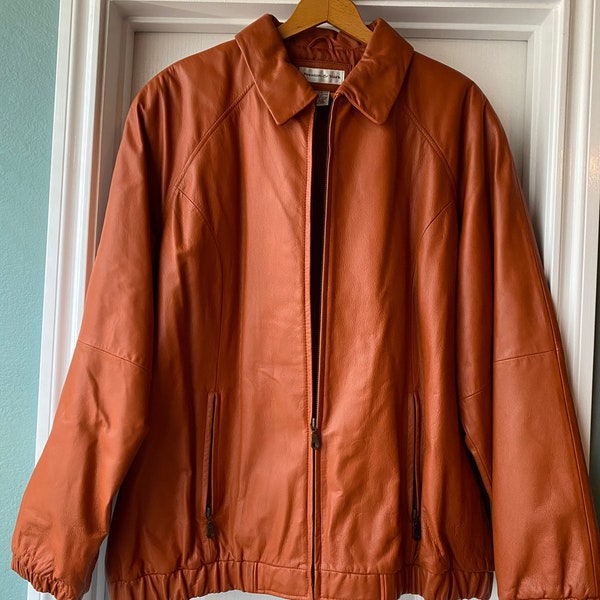 Burnt Orange Leather - Etsy