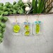 Dill Pickle Jar Pendant Gift for Pickle Lovers Pickleball Keychains Fun ...