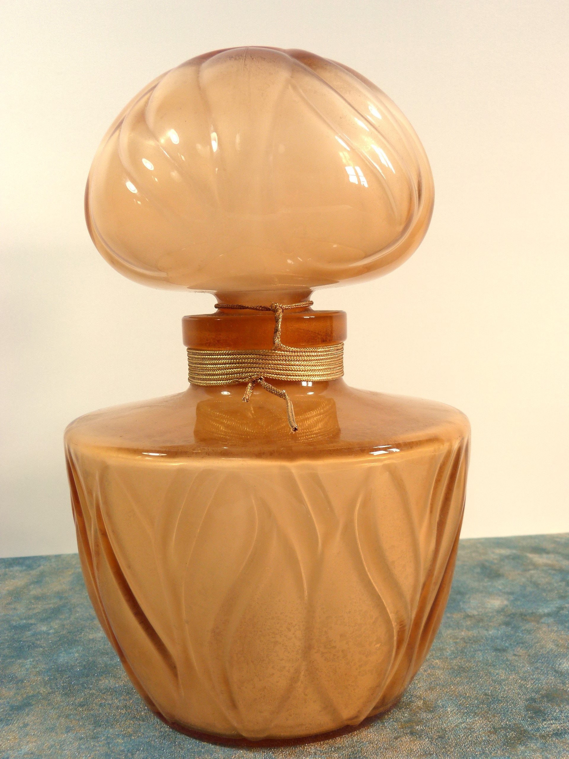 Faberge Giant Glass Display Perfume Bottle or Factice fleurs De Monde ...