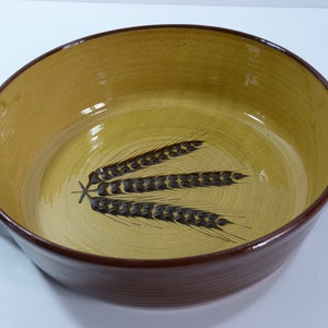 Layham Pottery, John Brownhill, 10 Serving Dish, Wheat Ear Motif, 1974 ...
