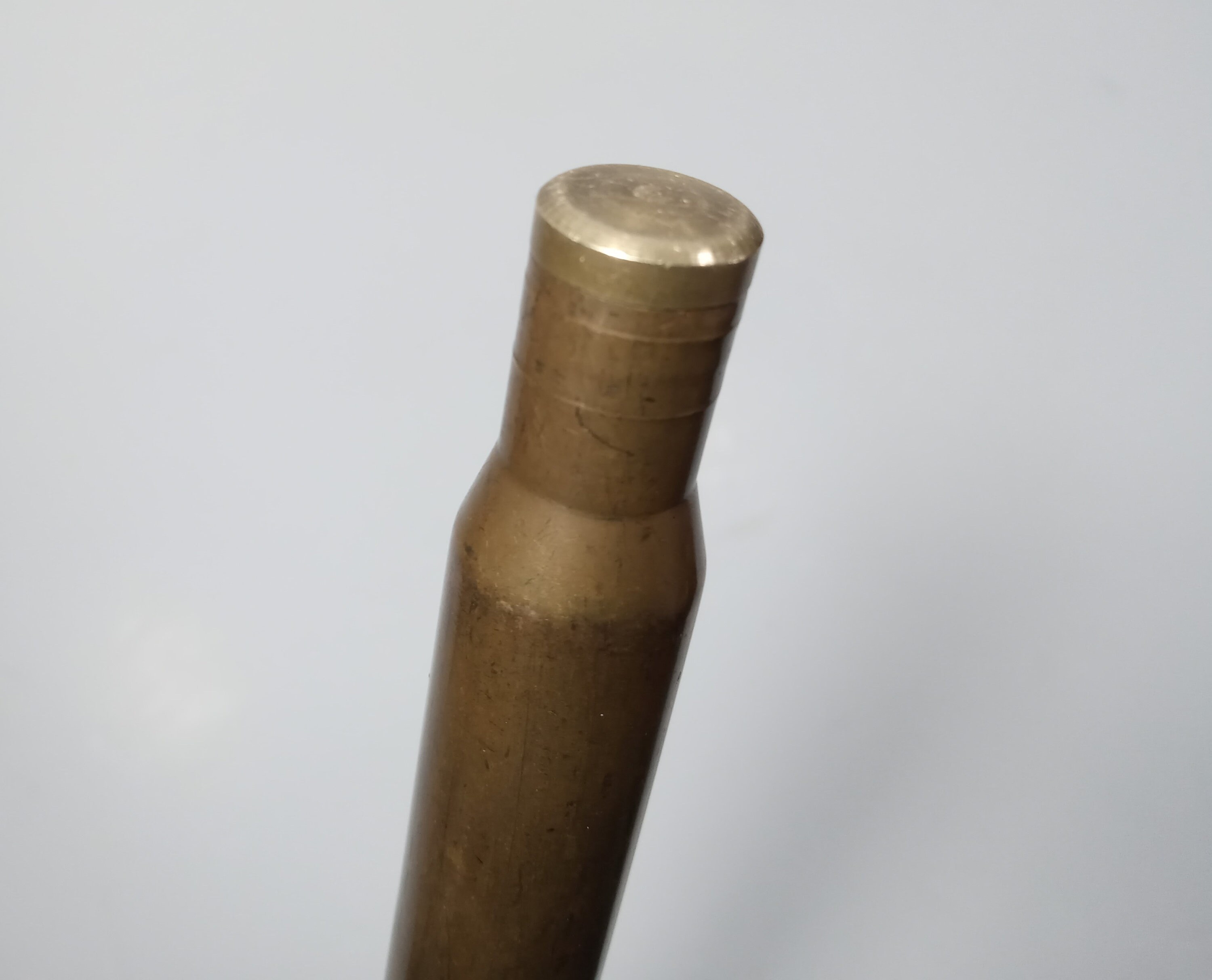 Unique WW2 Trench Art Walking Stick, De-activated 1942 Shell Case ...