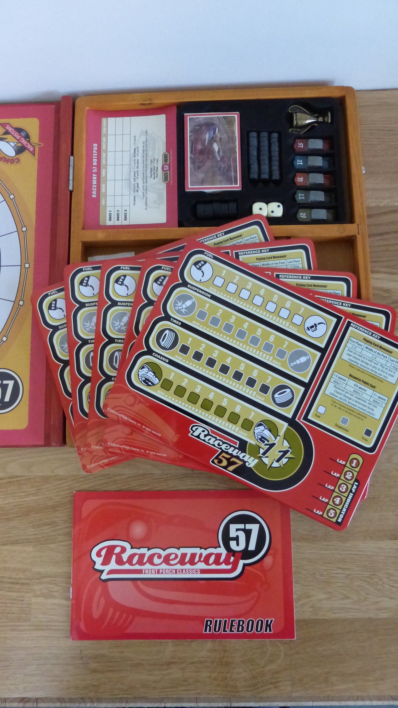 Raceway 57 Retro Motor Racing Board Game by Front Porch Classics ...