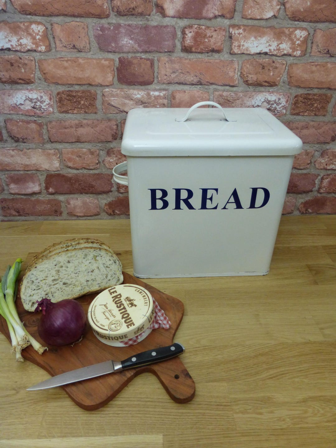 Vintage Enamel Bread Bin, A Timeless Classic Vintage Retro Kitchen ...