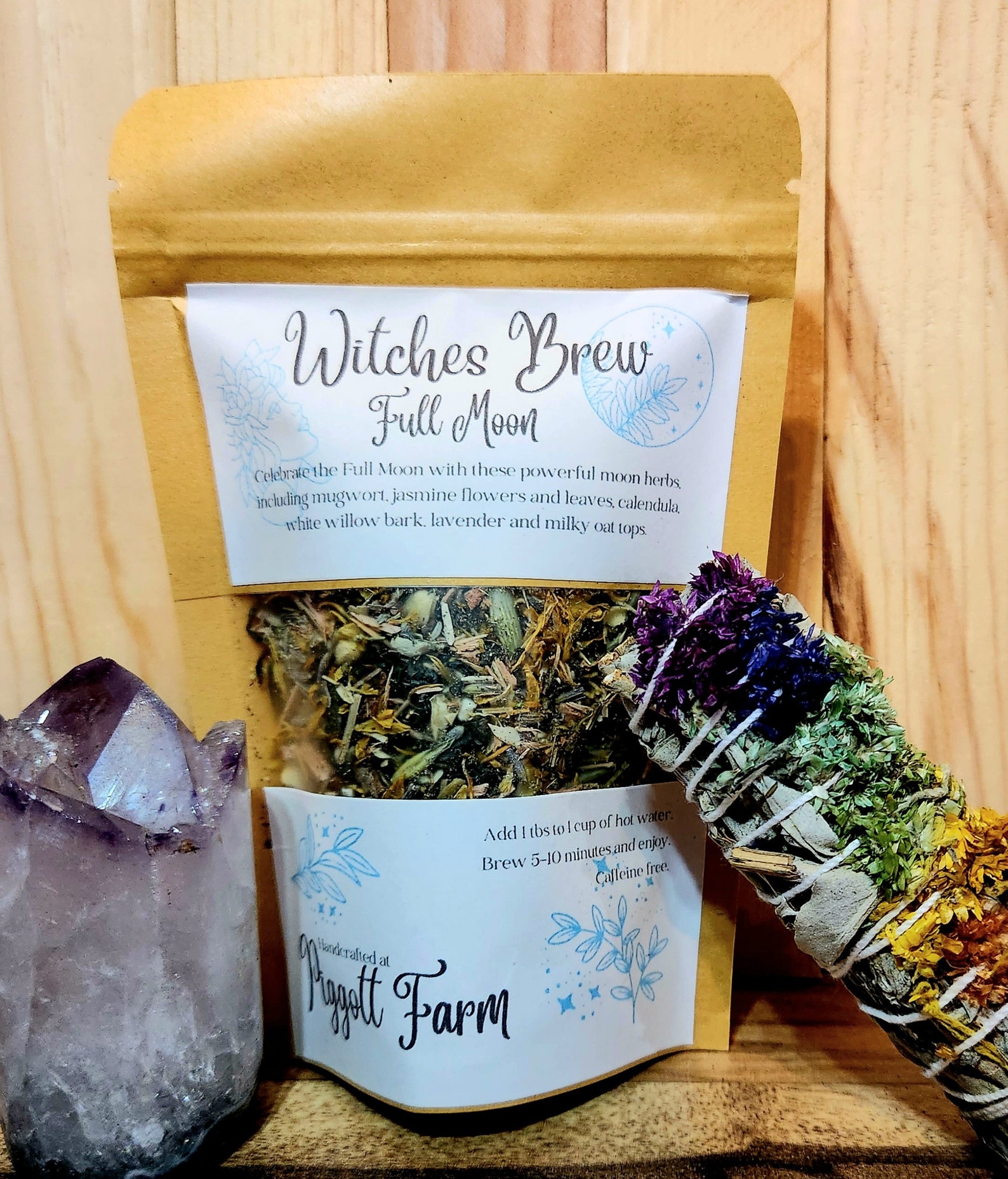 Witches Brews Tea Blend, Tea Gift, Empath Protection, Meditation ...
