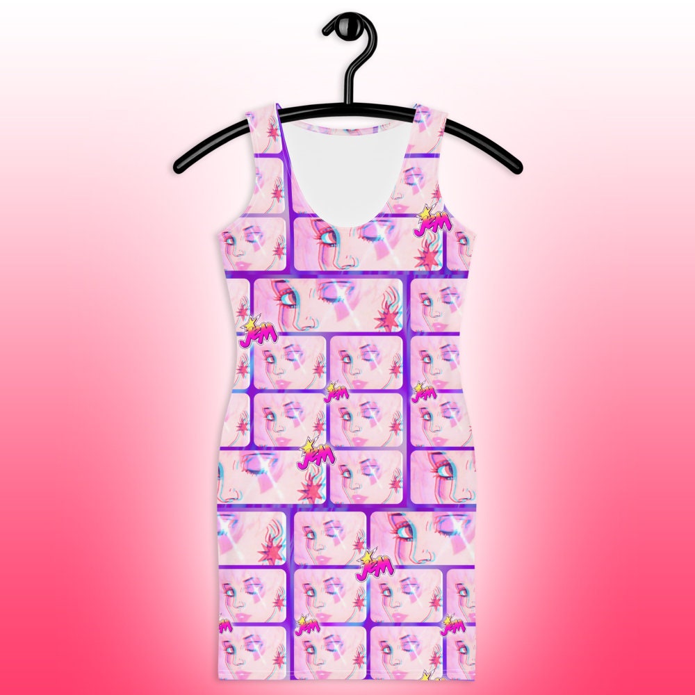 Jem and the Holograms Jem Tvs Sublimation Cut & Sew Dress - Etsy