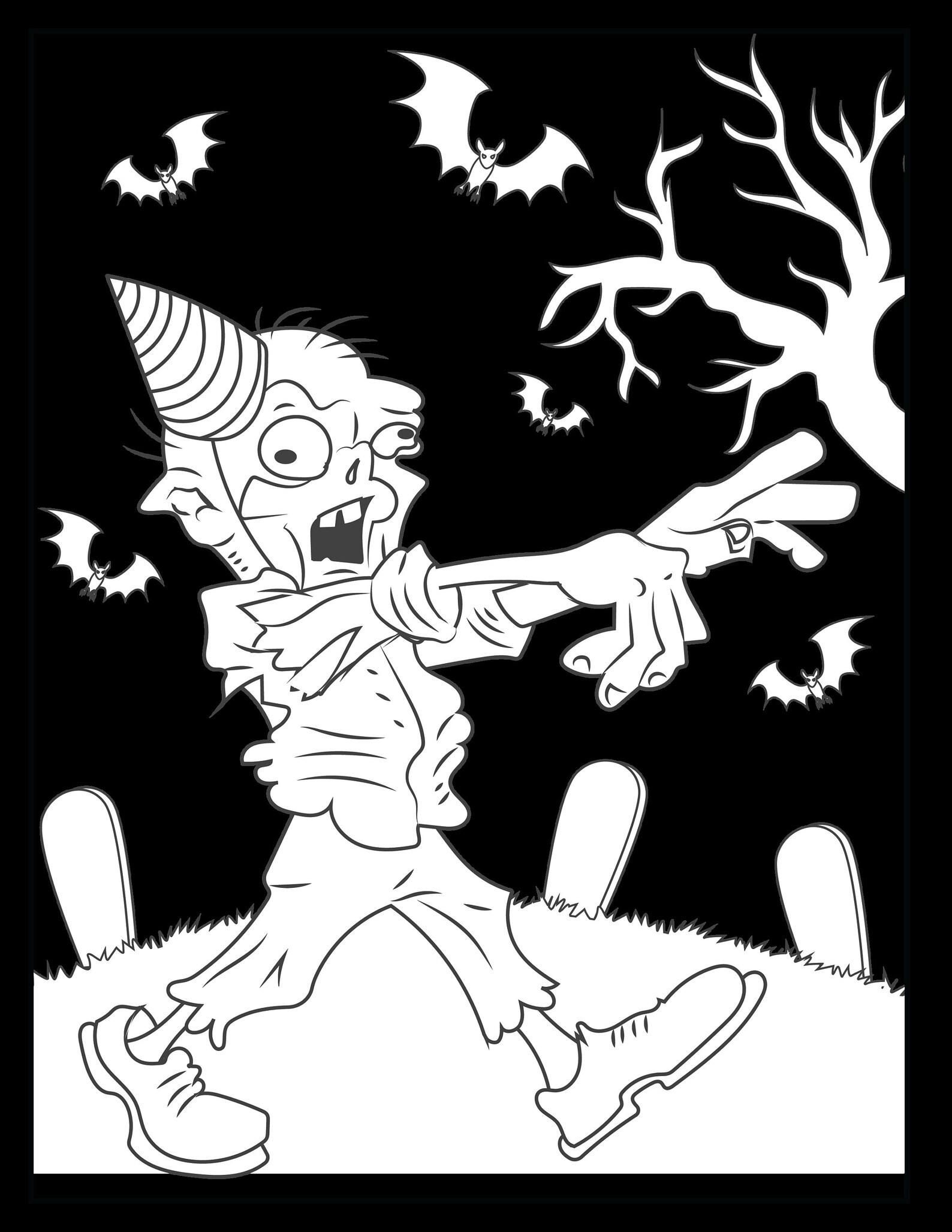 Spooky Halloween Children's Colouring Book. Over 30 Different Pages of ...