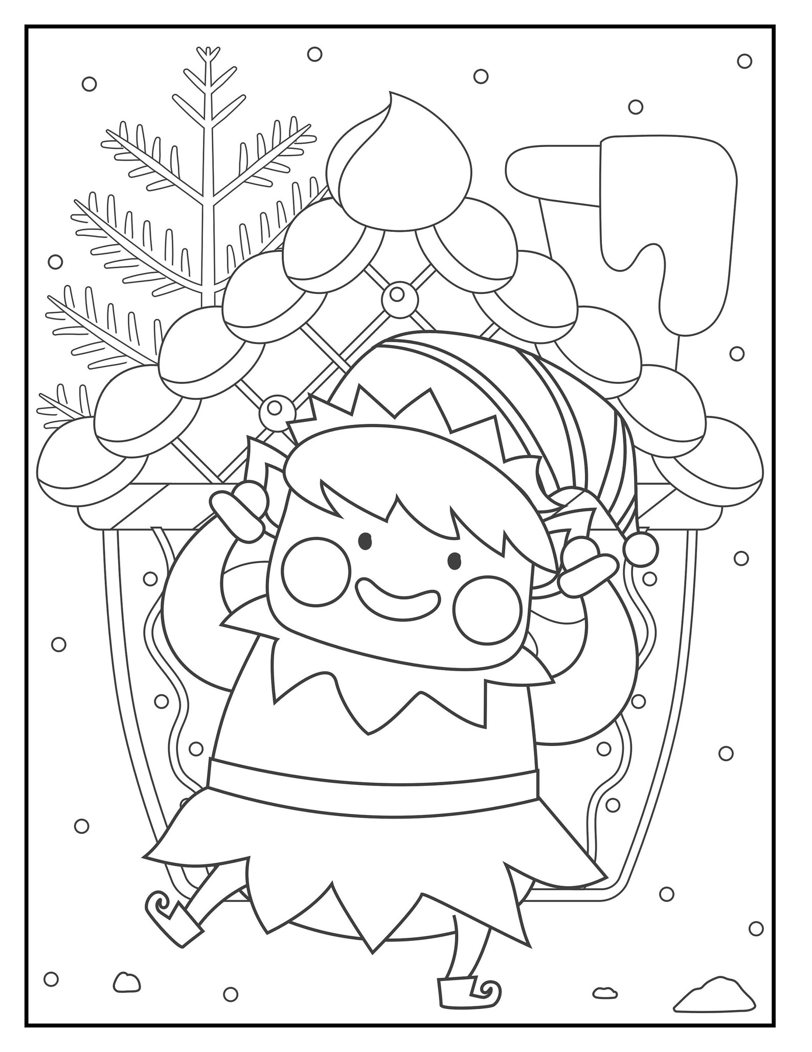 Children's Christmas Printable Colouring Pages. Over 20 Pages of FUN ...