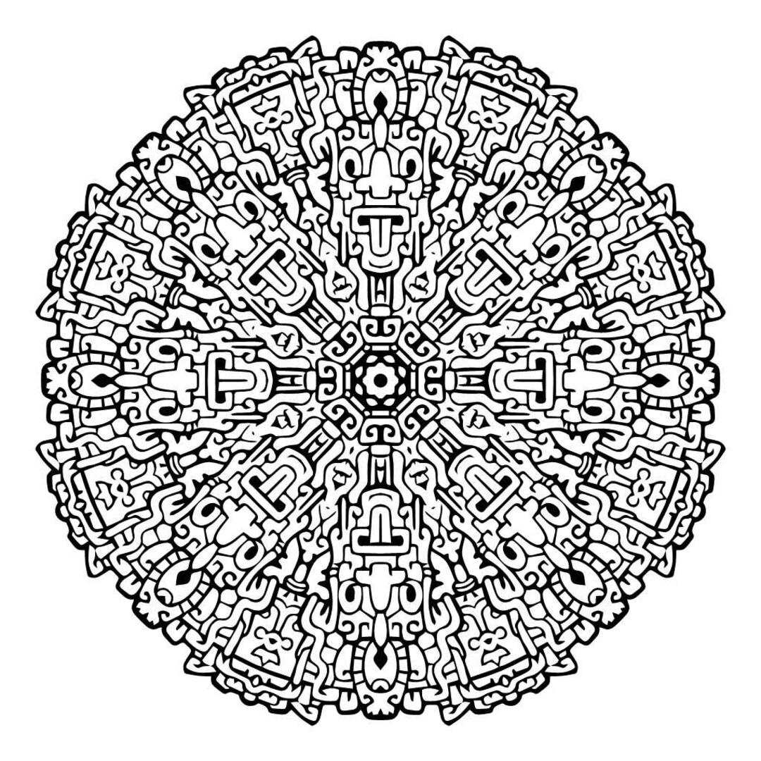 150 Printable Mandala Colouring Pages for All Ages + 150 New Pages ...