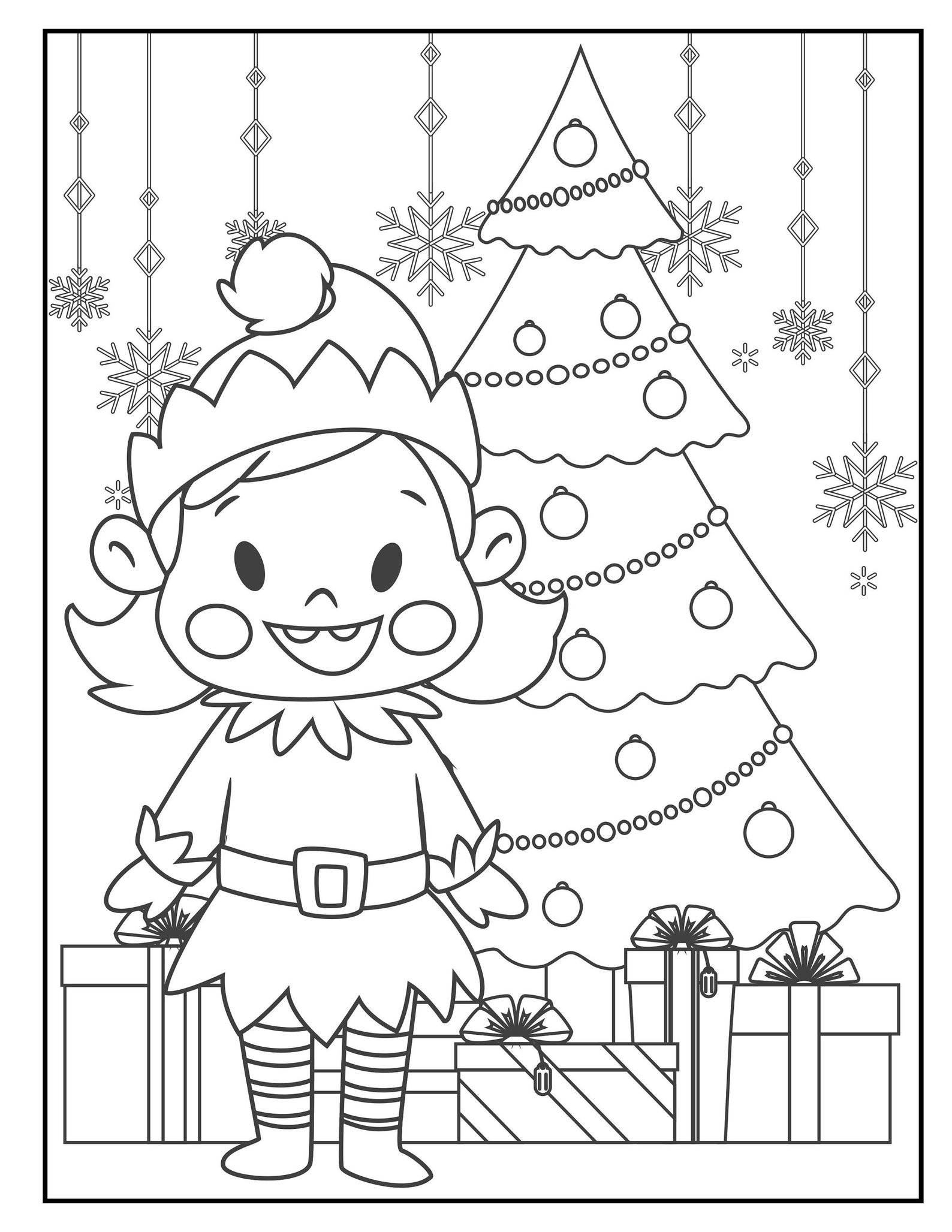Children's Christmas Printable Colouring Pages. Over 20 Pages of FUN ...