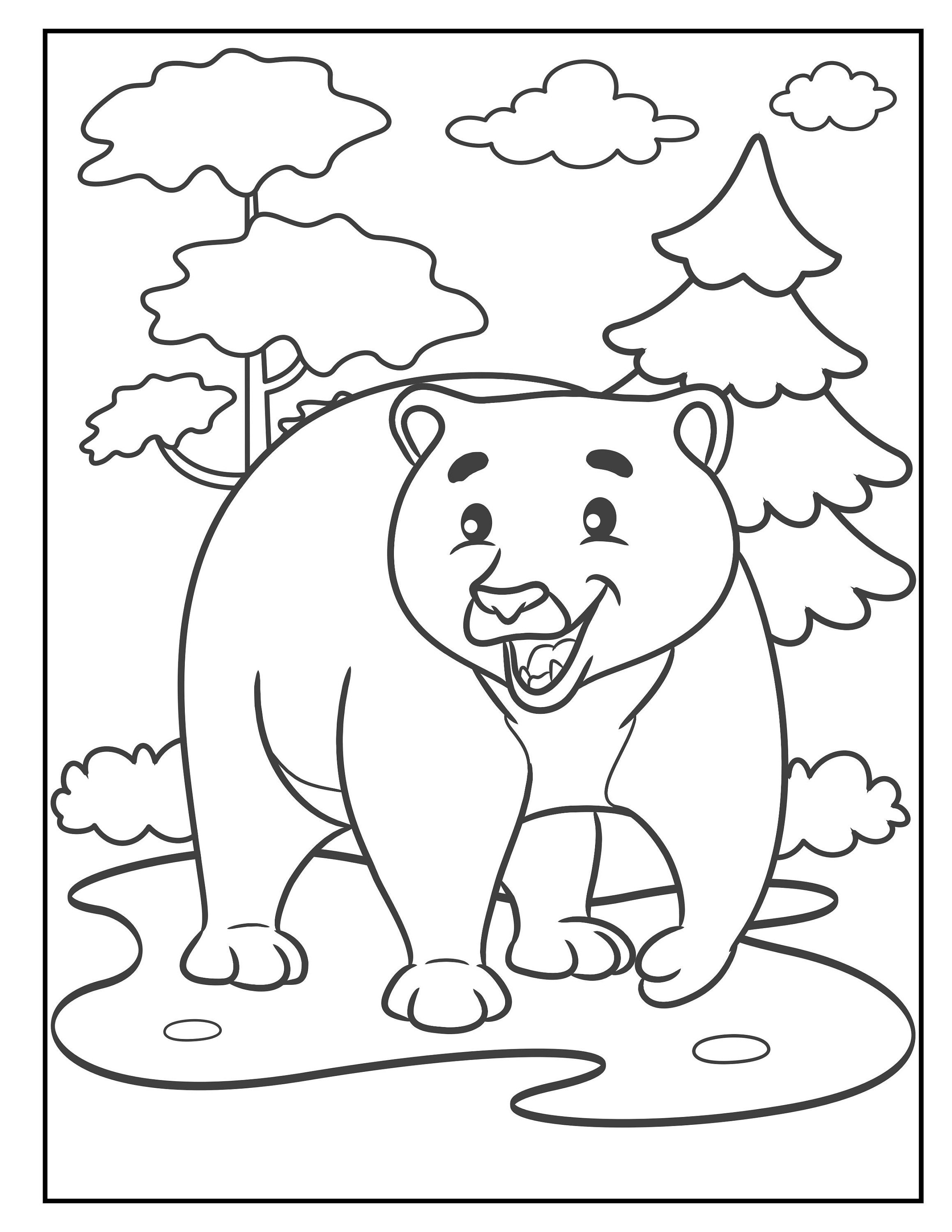 Children's Animal Colouring Pages. Over 20 Pages of FUN!!! - Etsy