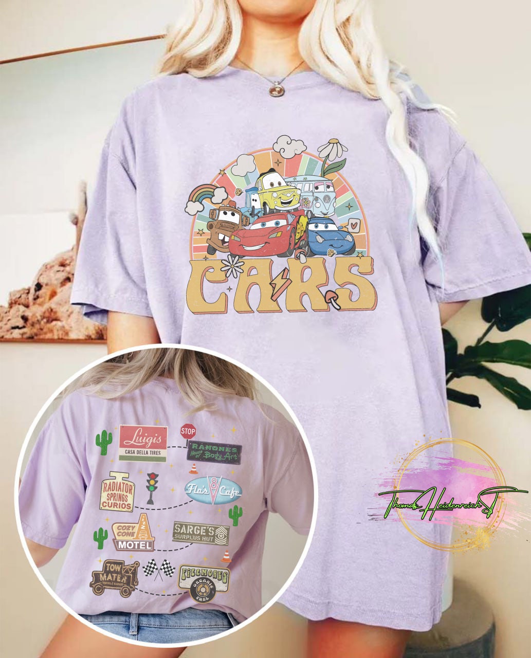 Vintage Disney Cars Shirt, Cars Movie Shirt, Pixar Cars Characters ...
