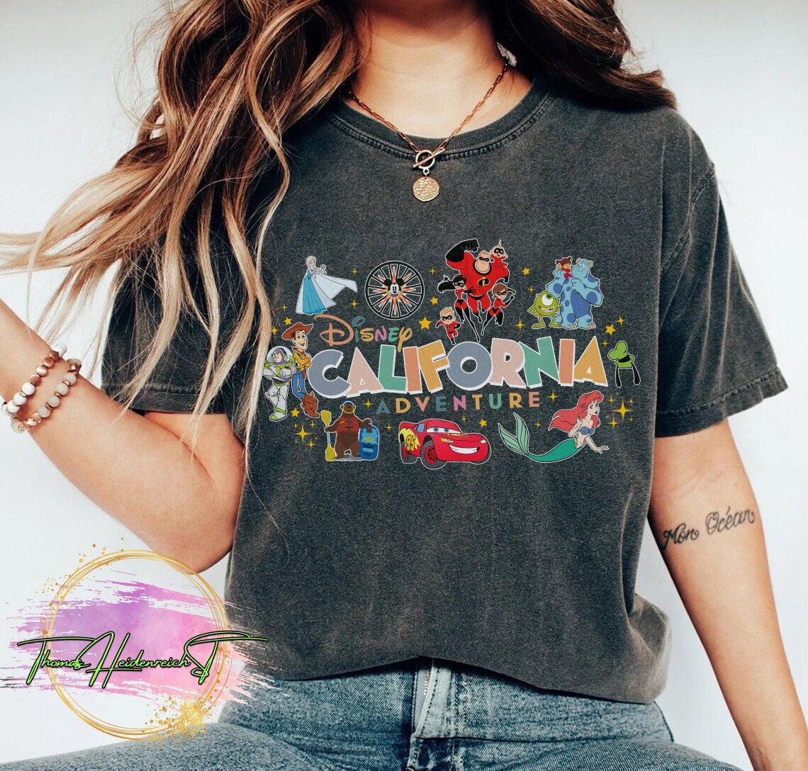 Disneyland California Adventure Shirts, Disney Shirt, Disney Character