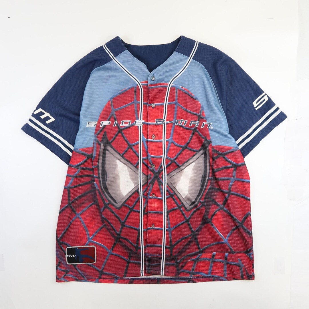 Vintage Spider-man Baseball Jersey Size XL - Etsy