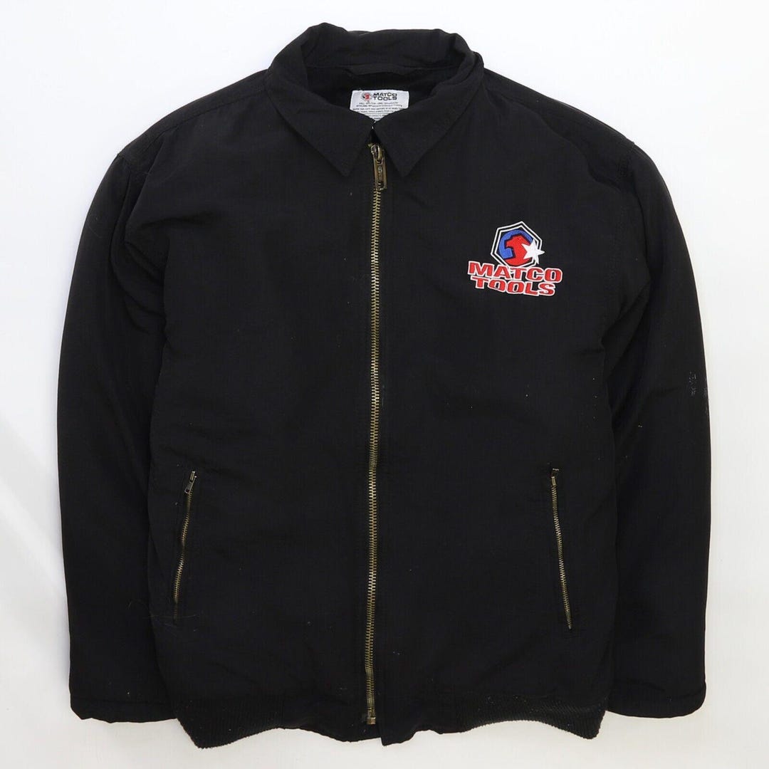 Vintage Matco Tools Bomber Jacket Size Medium Black - Etsy