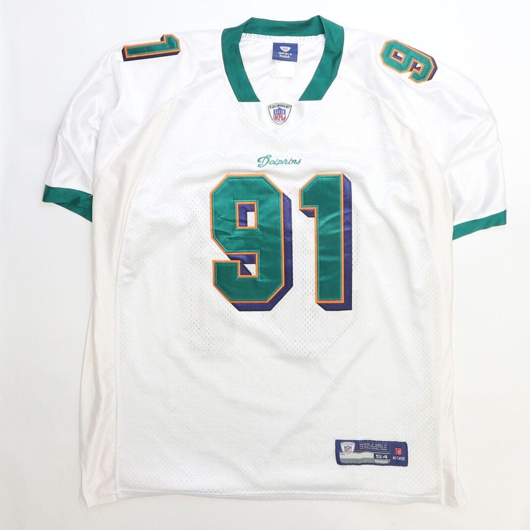 Vintage Miami Dolphin Cameron Wake Authentic Reebok Jersey Size 54 NFL ...