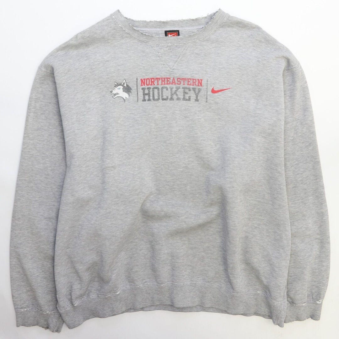 Vintage Northeastern Hockey Nike Crewneck Sweatshirt Size 2XL - Etsy