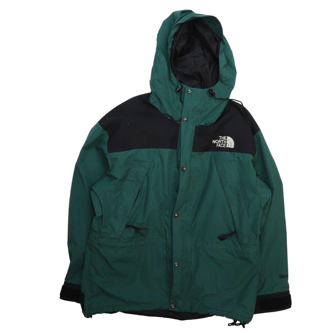 Vintage the North Face Mountain Guide Jacket Size Medium Green Gore-tex ...