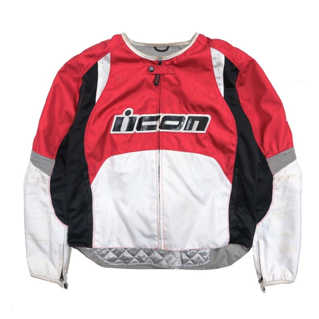 Vintage Icon Overlord Cafe Racer Ballistic Motorcycle Jacket Size 2XL ...