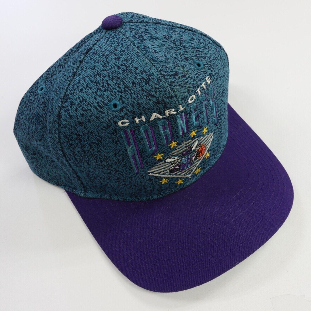 Vintage Charlotte Hornets Starter Snapback Hat Cap OSFA 90s NBA - Etsy
