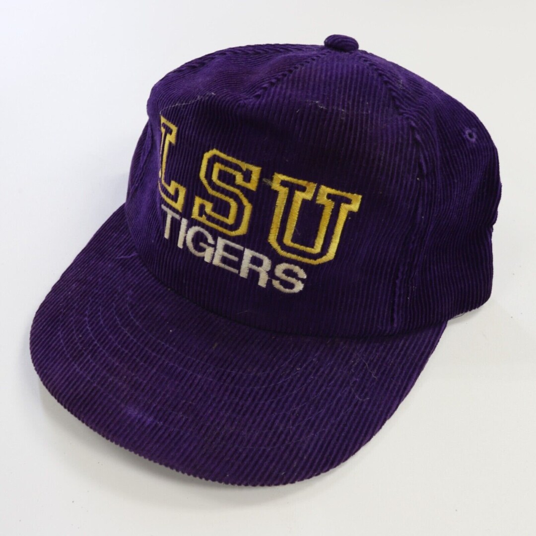 Vintage LSU Tigers Corduroy Snapback Hat Cap OSFA 90s NCAA - Etsy
