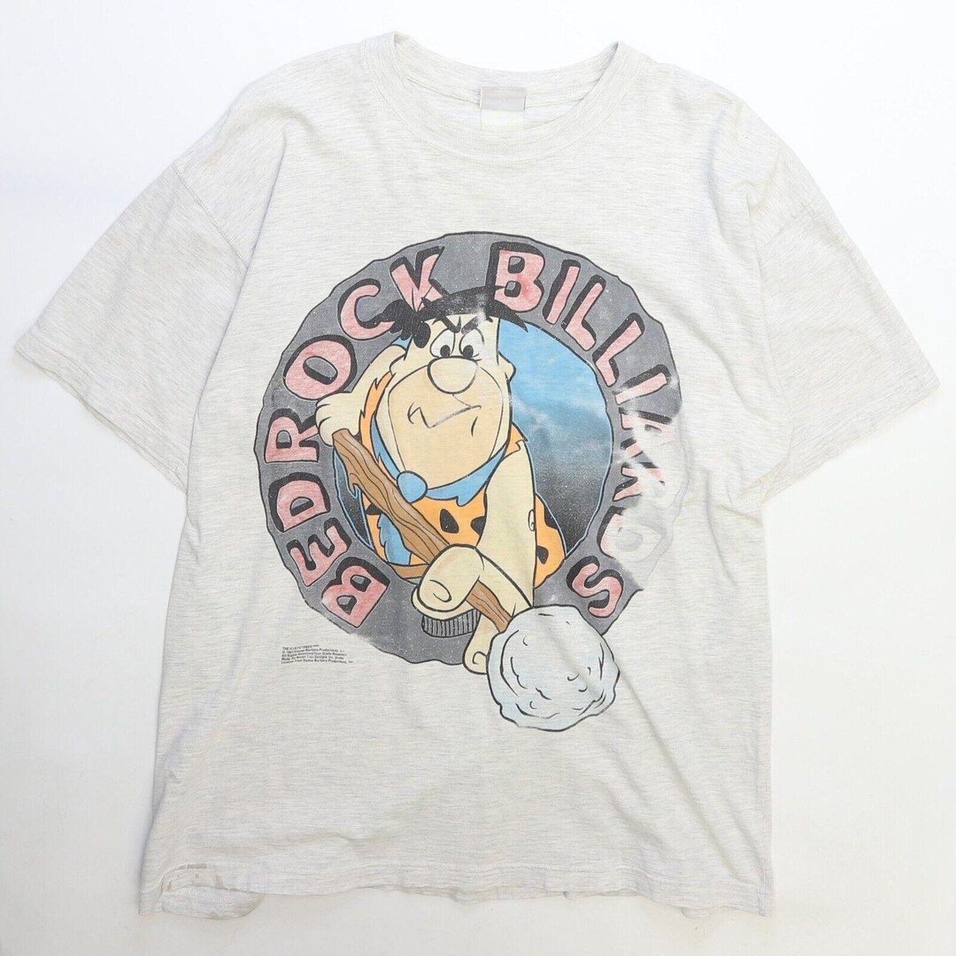 Vintage Flintstones Bedrock Billiards T-shirt Size XL Cartoon Promo ...