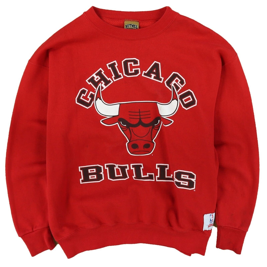 Vintage Chicago Bulls Sweatshirt Crewneck Large Nutmeg 90s NBA - Etsy