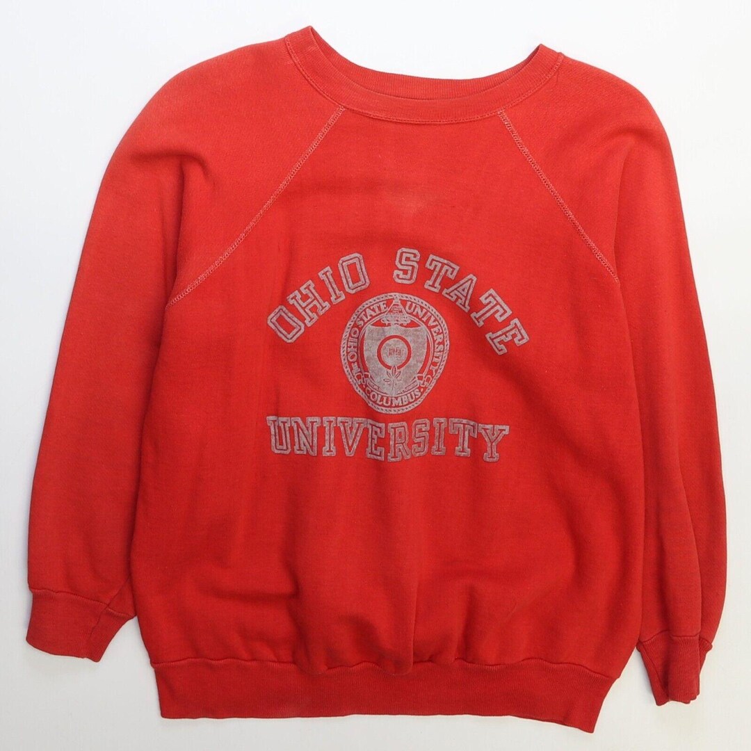 Vintage Ohio State University Crest Crewneck Sweatshirt Size Medium 80s ...