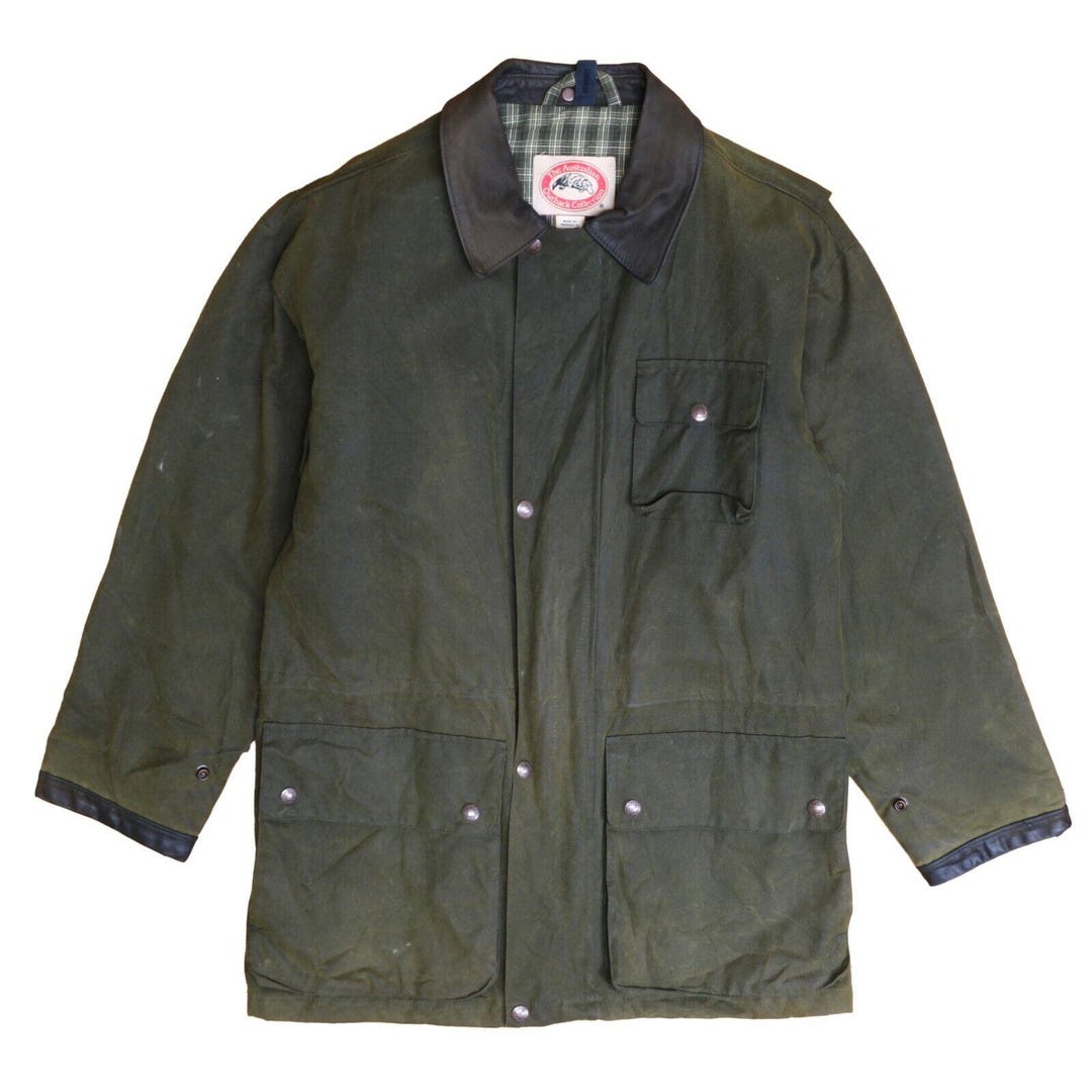 Vintage Australian Outback Wax Coat Jacket Size XS - Etsy