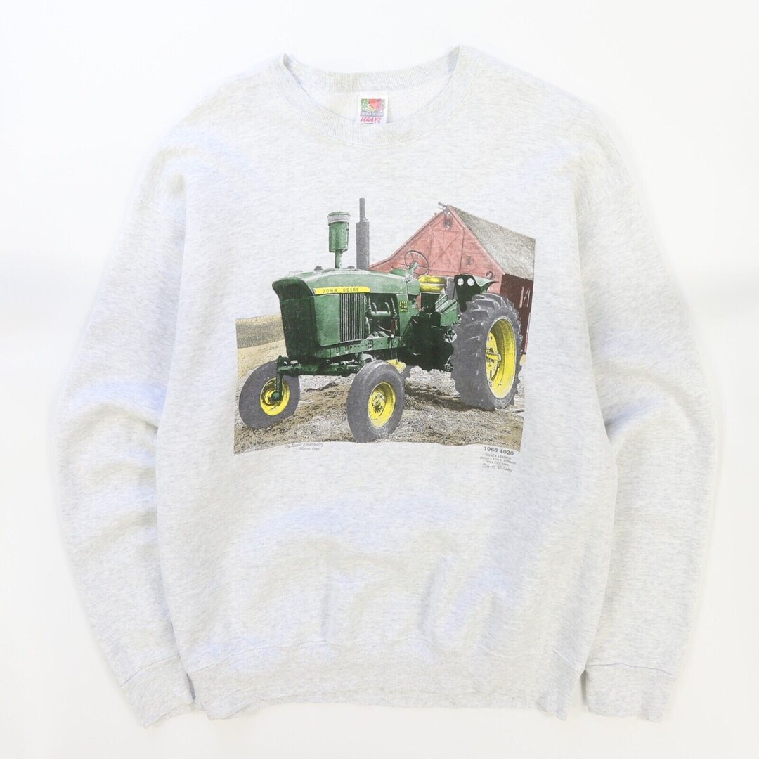 Vintage John Deere Tractor Crewneck Sweatshirt Size XL - Etsy