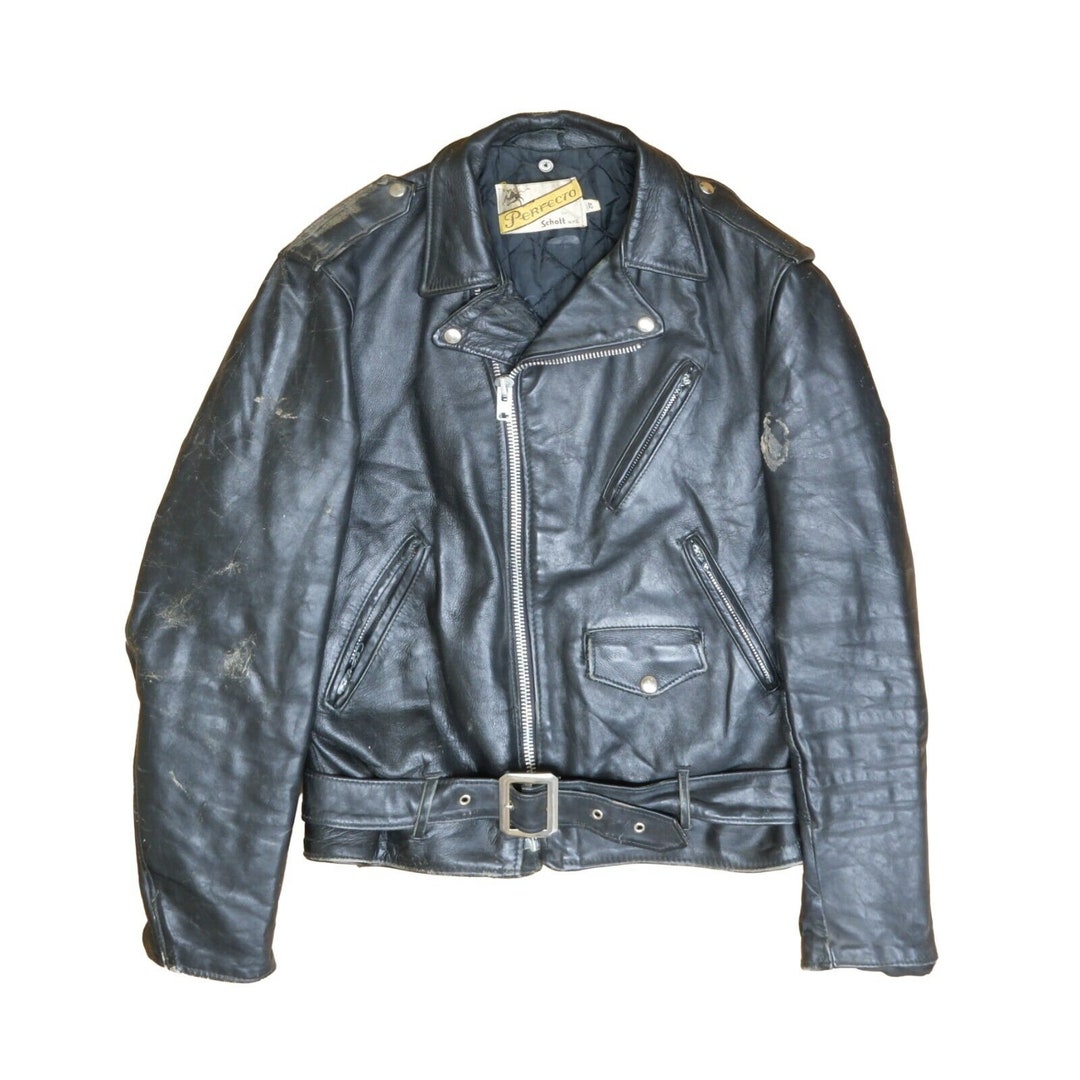 Vintage Schott Bros Perfecto One Star Leather Classic - Etsy