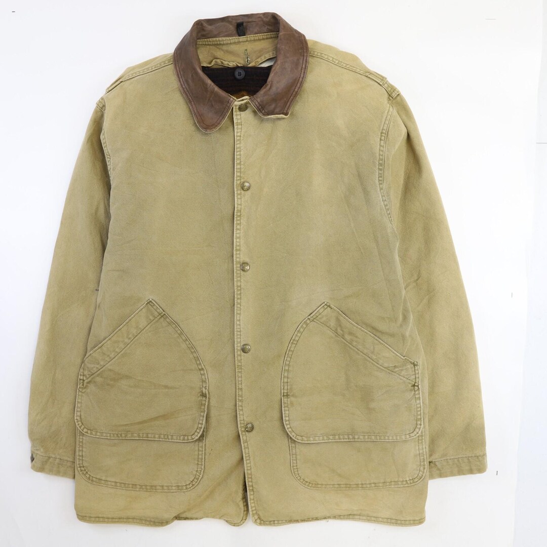 Vintage Woolrich Barn Coat Chore Work Jacket Size Large Wool Lined - Etsy