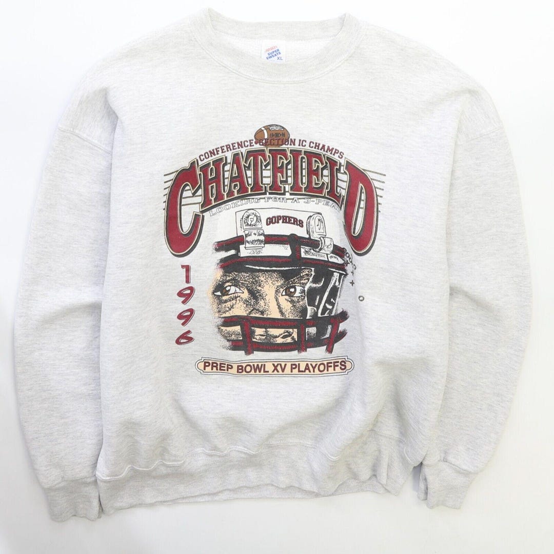 Vintage Chatfield Gophers Football Champions Crewneck Sweatshirt Size ...