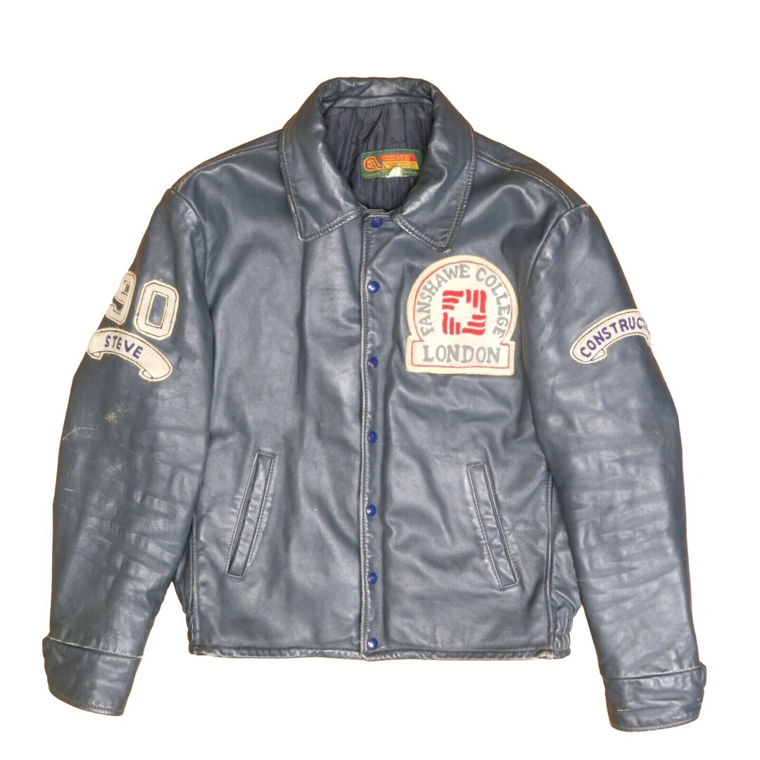 Vintage Fanshawe College Engineering Leather Varsity Jacket - Etsy