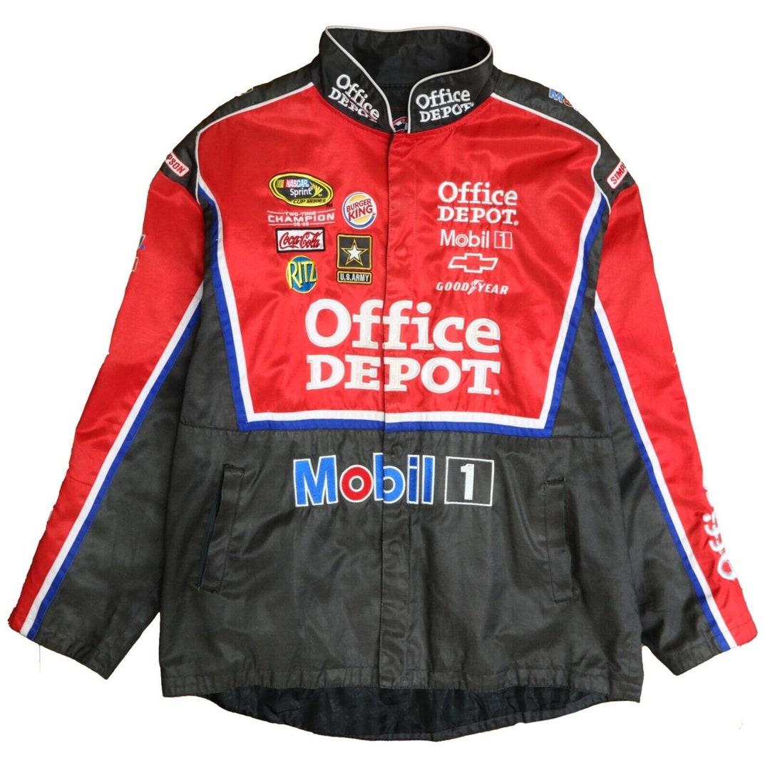 Office Depot Chevrolet Racing Jacket Size 2XL NASCAR - Etsy