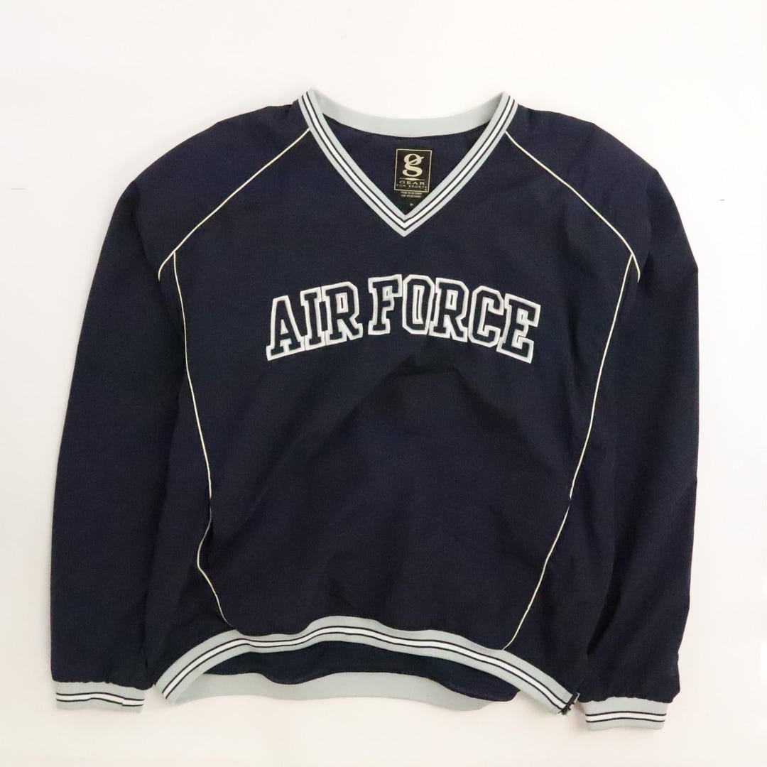 Vintage US Air Force Pullover Windbreaker Light Jacket Size XL USAF - Etsy