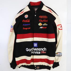 Vintage Dale Earnhardt Goodwrench Service Racing JH Design Jacket Size ...